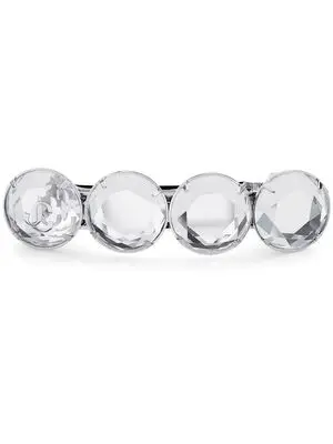 JIMMY CHOO Crystal-embellished Hair Clip - Silver