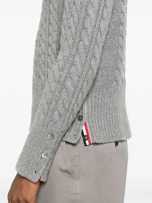 Thom Browne Roll-neck Cable-knit Jumper