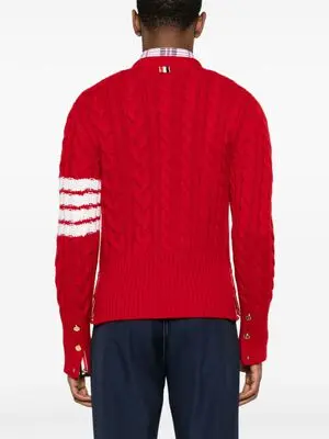Thom Browne Cable-knit Cashmere Cardigan