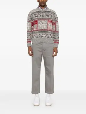 Thom Browne Fair Isle Intarsia Jumper