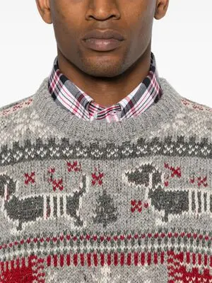Thom Browne Fair Isle Intarsia Jumper