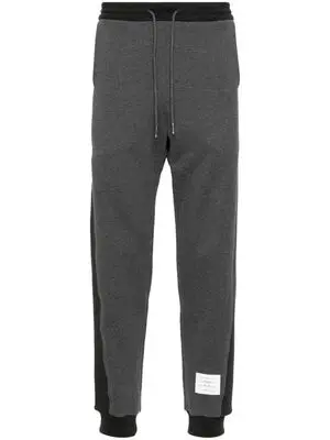 Thom Browne Mid-rise Track Trousers - Grey