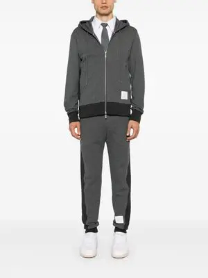 Thom Browne Mid-rise Track Trousers - Grey