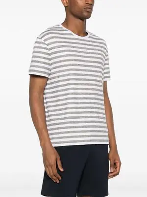 Thom Browne Striped Linen T-shirt