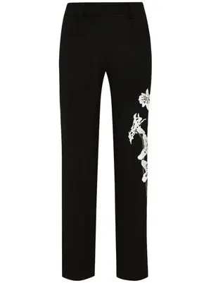 Oscar De La Renta Straight Leg Pants For Women