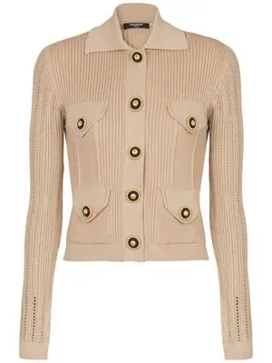 Balmain Fine Knit Cardigans For Women