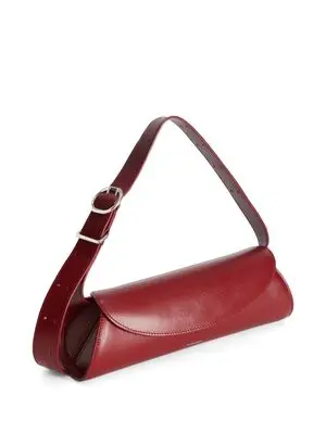 JIL SANDER Small Cannolo Tote Bag - Red