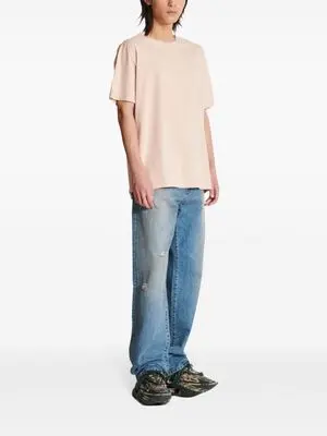 Balmain Vintage-logo-embroidered T-shirt - Neutrals