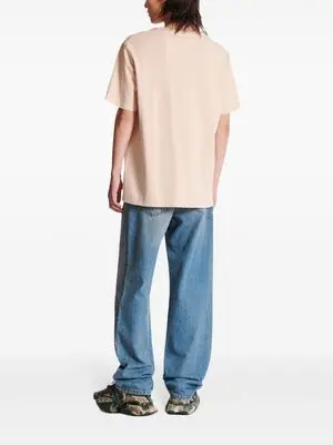 Balmain Vintage-logo-embroidered T-shirt - Neutrals