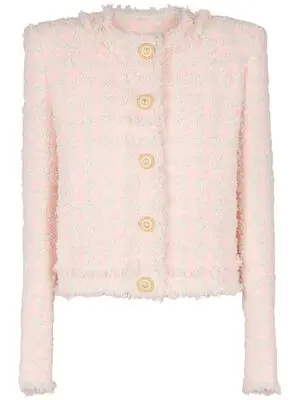 Balmain Tweed Jacket - Pink