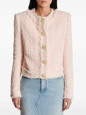 Balmain Tweed Jacket - Pink
