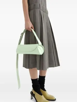 JIL SANDER Small Cannolo Tote Bag - Green