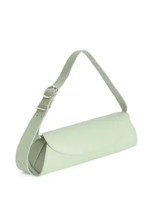 JIL SANDER Small Cannolo Tote Bag - Green