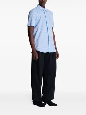 Balmain Jacquard Love Letter Print Shirt