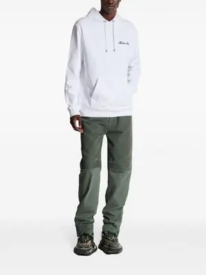 Balmain Embroidered Logo Hoodie - White