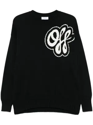 Off-White Hand-drawn Script Sweater
