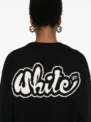 Off-White Hand-drawn Script Sweater