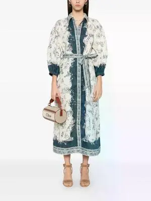 ALEMAIS Casa Midi Shirt Dress