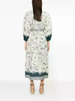 ALEMAIS Casa Midi Shirt Dress
