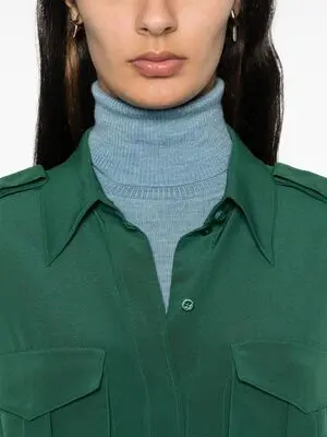 Dorothee Schumacher Silk Crepe De Chine Shirt