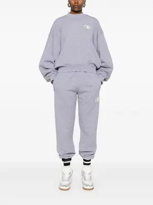 Off-White Logo-embroidered Track Pants - Grey