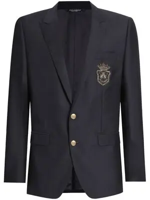 Dolce & Gabbana Logo-appliqué Blazer