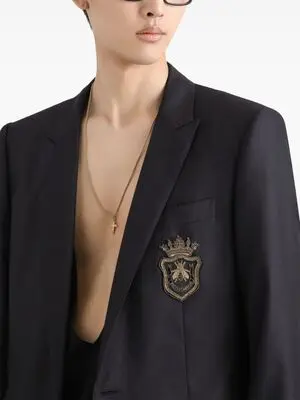 Dolce & Gabbana Logo-appliqué Blazer
