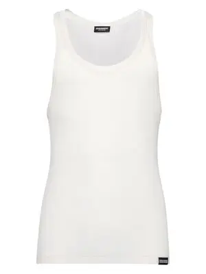 Dsquared2 Logo-print Sleeveless Top - White