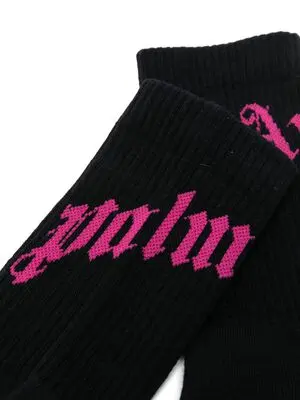 Palm Angels Intarsia-logo Socks