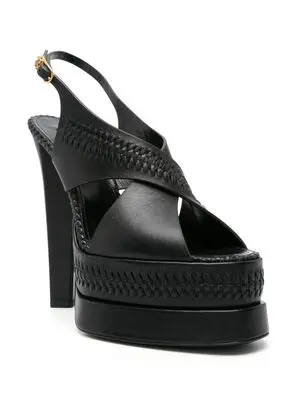 Roberto Cavalli Braid-detailing Platform Sandals