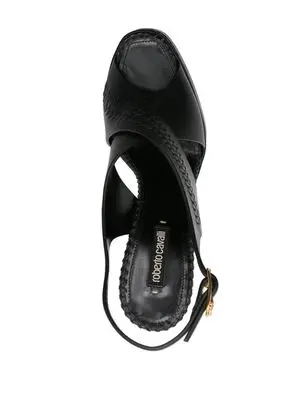 Roberto Cavalli Braid-detailing Platform Sandals