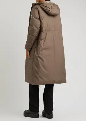 Moncler Boulogne Reversible Quilted Shell Coat - Ivory
