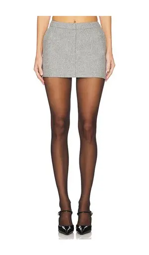 Line & Dot Damson Mini Skirt