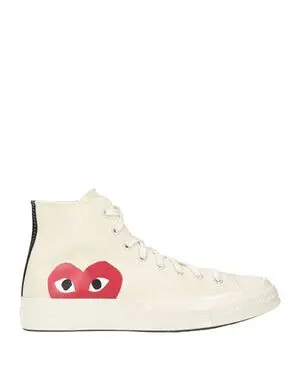 CONVERSE X COMME DES GARONS PLAY High-top Sneakers - Ivory