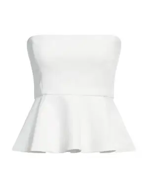 White Peplum Blouses