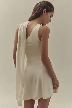 reformation rossi asymmetrical back-sash mini dress Rossi Asymmetrical Mini Dress