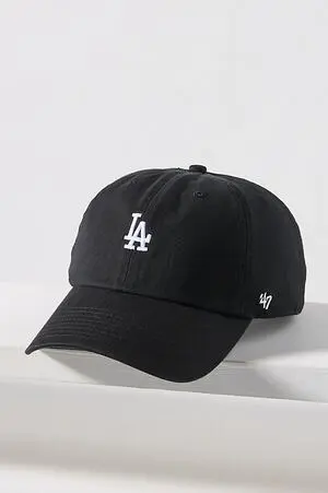 '47 MLB Mini Logo Baseball Cap Dodgers Black