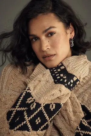 PILCRO Slouchy Open-front Oversized Cardigan Sweater