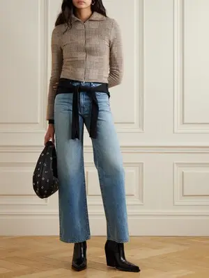 SLVRLAKE Grace Mid-rise Wide-leg Jeans - Blue