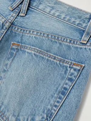 SLVRLAKE Grace Mid-rise Wide-leg Jeans - Blue
