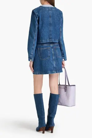 Derek Lam 10 Crosby Ezra Cropped Denim Jacket