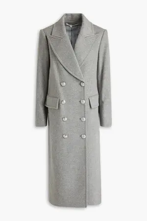 Veronica Beard Nalida Dickey Double-breasted Wool And Cashmere-blend Coat