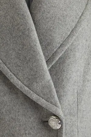 Veronica Beard Nalida Dickey Double-breasted Wool And Cashmere-blend Coat