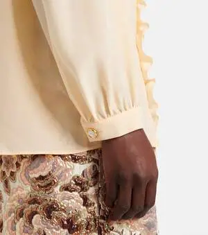 Valentino Garavani Crepe De Chine Shirt - Beige