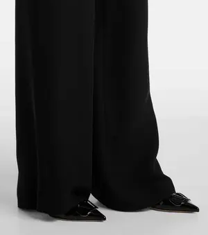Valentino Garavani Cady Couture Wide-leg Pants