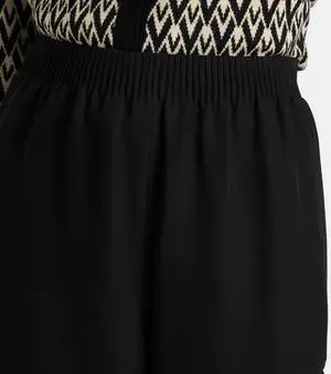 Valentino Garavani Cady Couture Wide-leg Pants