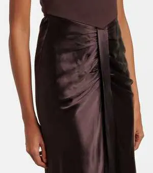 Staud Wayfaring Strapless Midi Dress