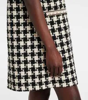 Valentino Garavani Embellished Tweed Minidress
