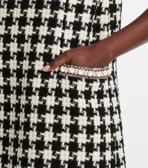 Valentino Garavani Embellished Tweed Minidress