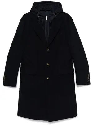 Eleventy Panelled Wool Coat